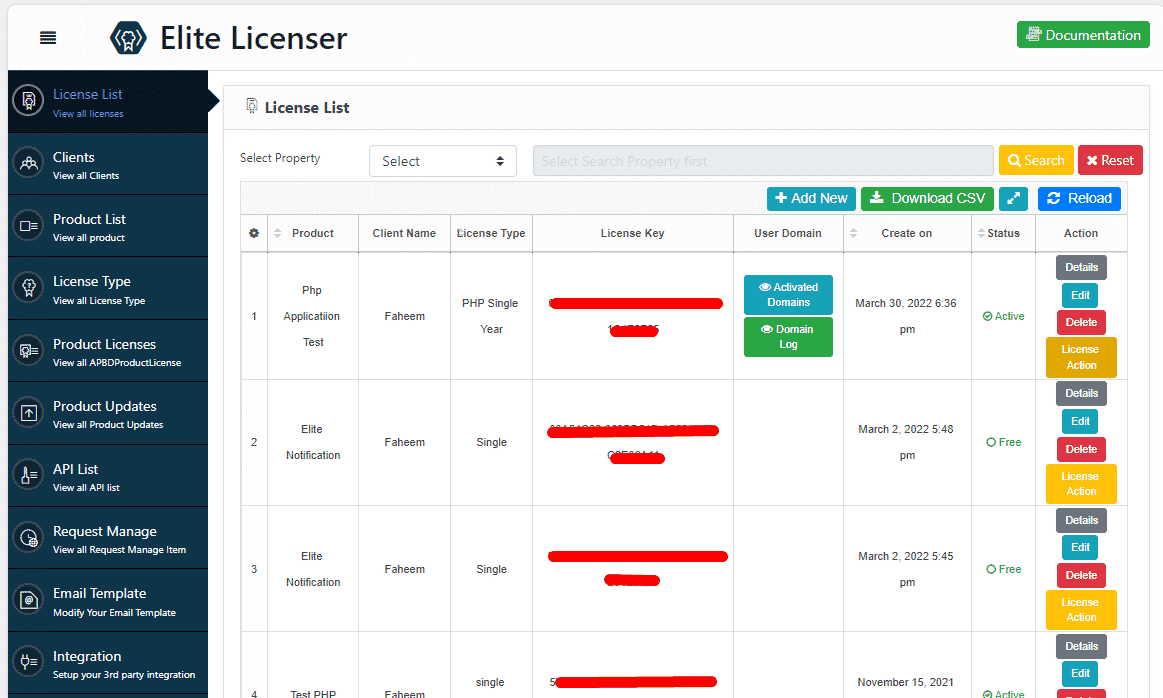 Add License - Elite Licenser